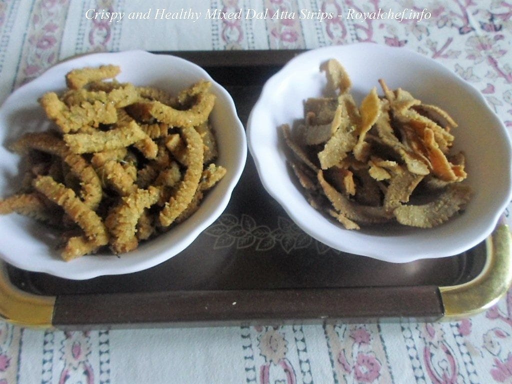 Crispy and Healthy Mixed Dal Atta Strips | Royal Chef Sujata