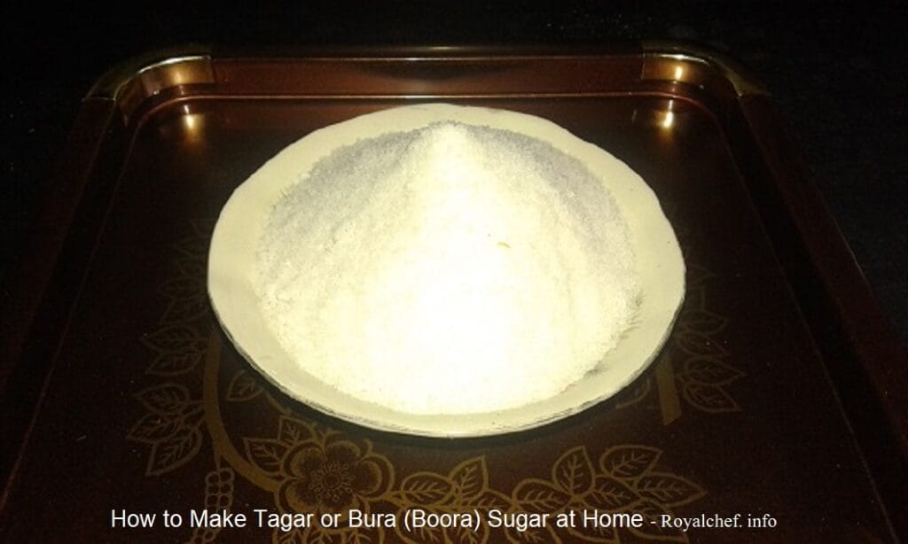 How to Make Tagar or Bura (Boora) Sugar at Home In Marathi - Royal Chef ...